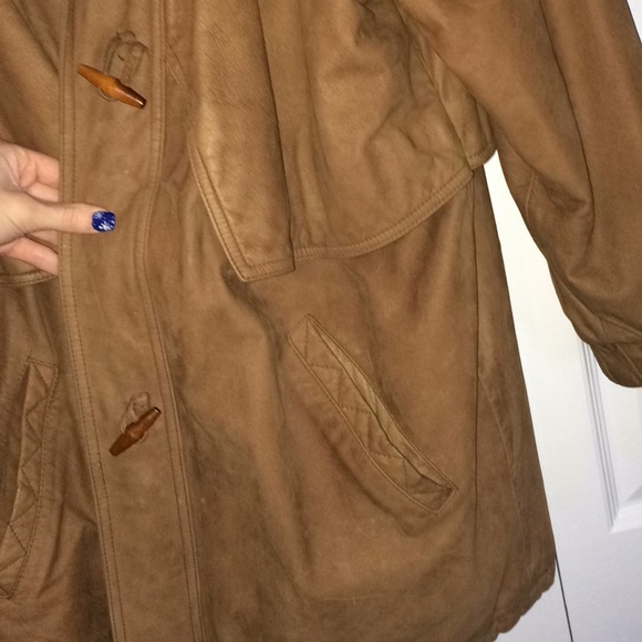 Adventure Bound | Jackets & Coats | Adventure Bound Fuzzy Leather Coat ...